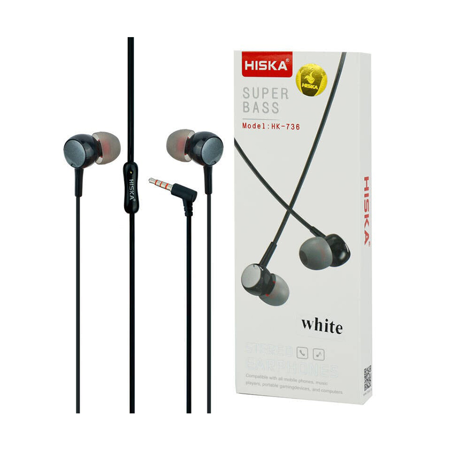 هندزفری سیمی هیسکا مدل HK-736 - فروشگاه اینترنتی نیکوکام